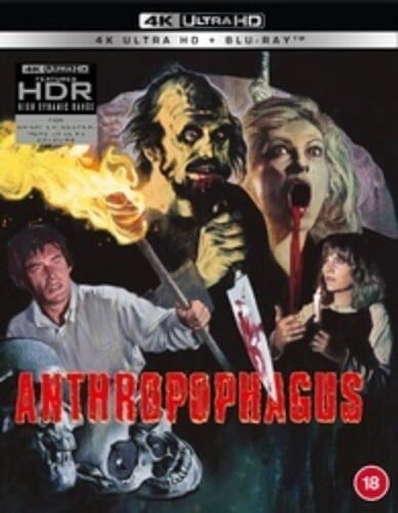 Anthropophagous - All-Region UHD (4K Ultra HD), 88 Films, Horror ...