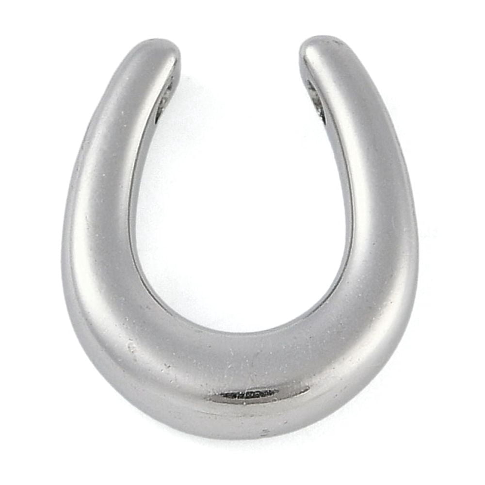 Anti-304 Stainless Steel Pendants Horseshoe Charm Stainless Steel Color ...