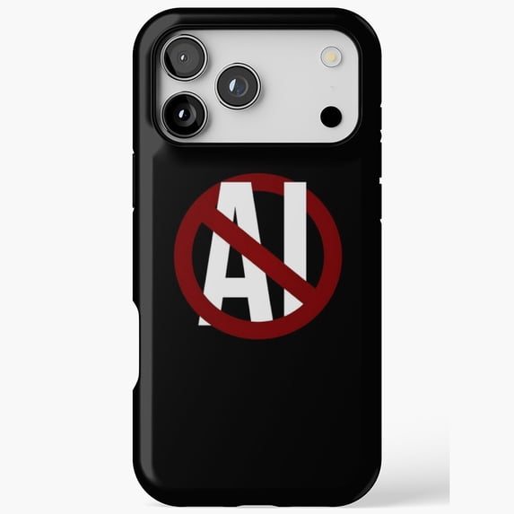 Anti AI - No Artificial Intelligence Symbol for iPhone Case 17 16 15 14 ...