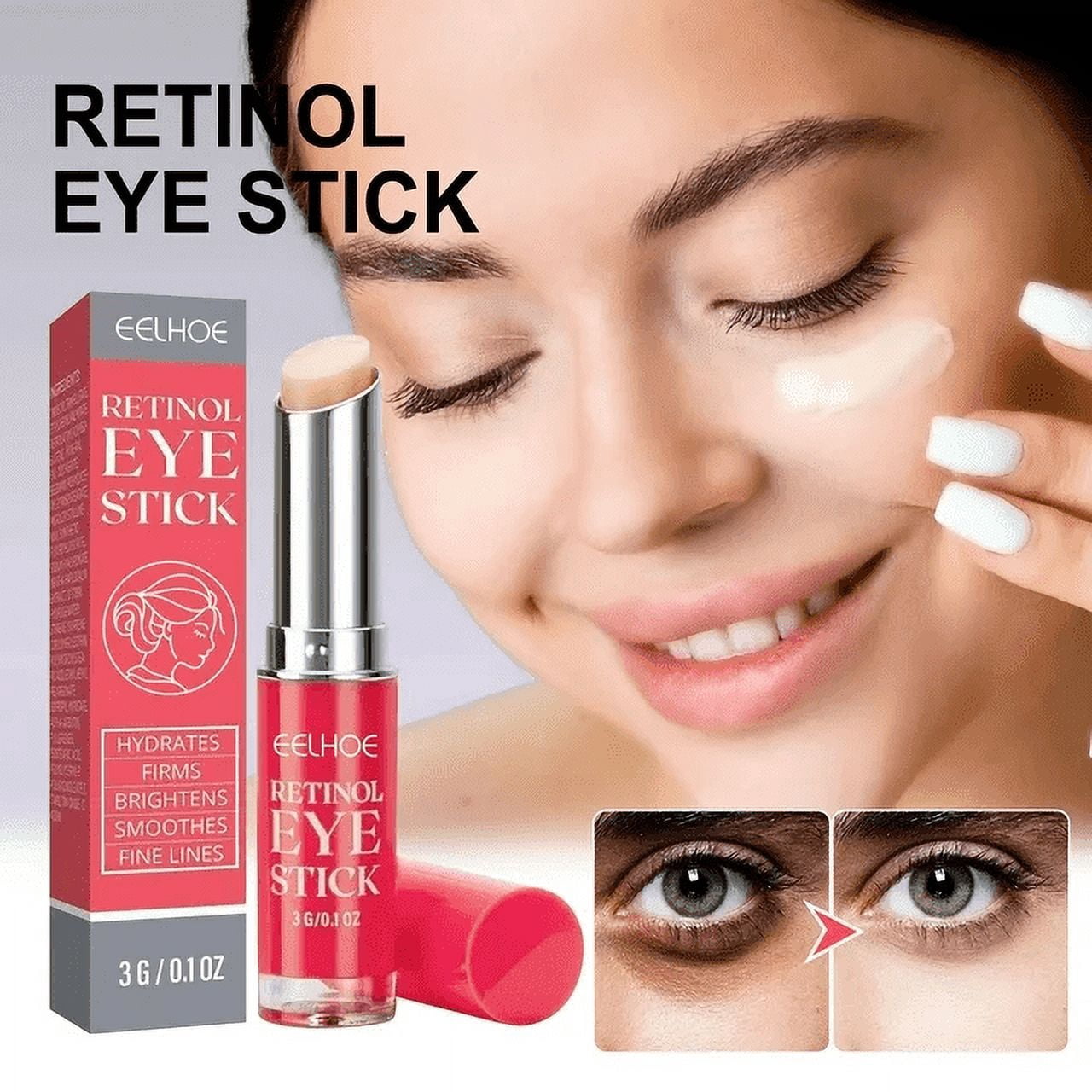 Anti-Ageing Eye Cream Retinol Eye Stick Repairing Eye Firming Fine ...