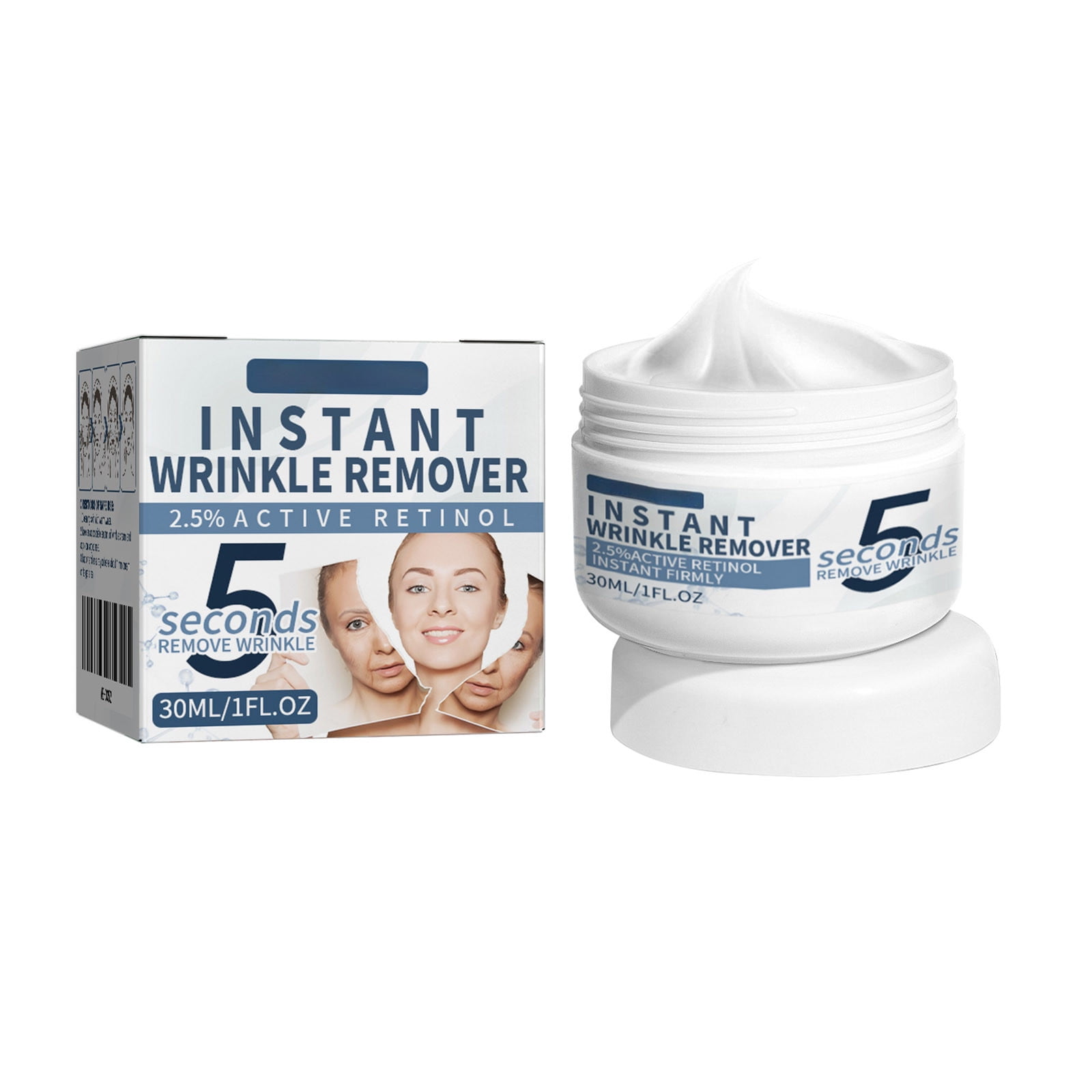 Anti-Aging Face Cream 5 Seconds Instant Retinol Anti-Wrinkle Cream 30g Wrinkle Removal Cream ...