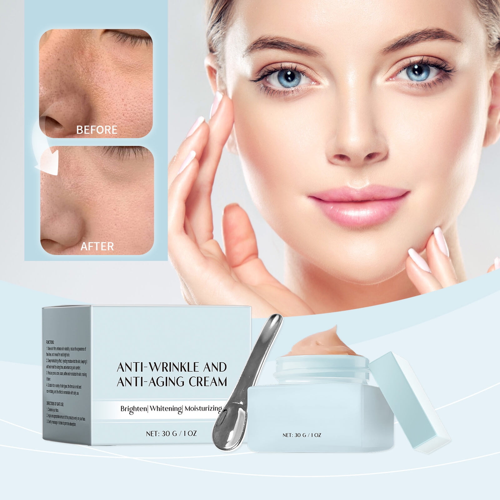 Anti Aging Face Cream With Wrinkle Repair Complex Moisturizing Facial Barrier Cream For