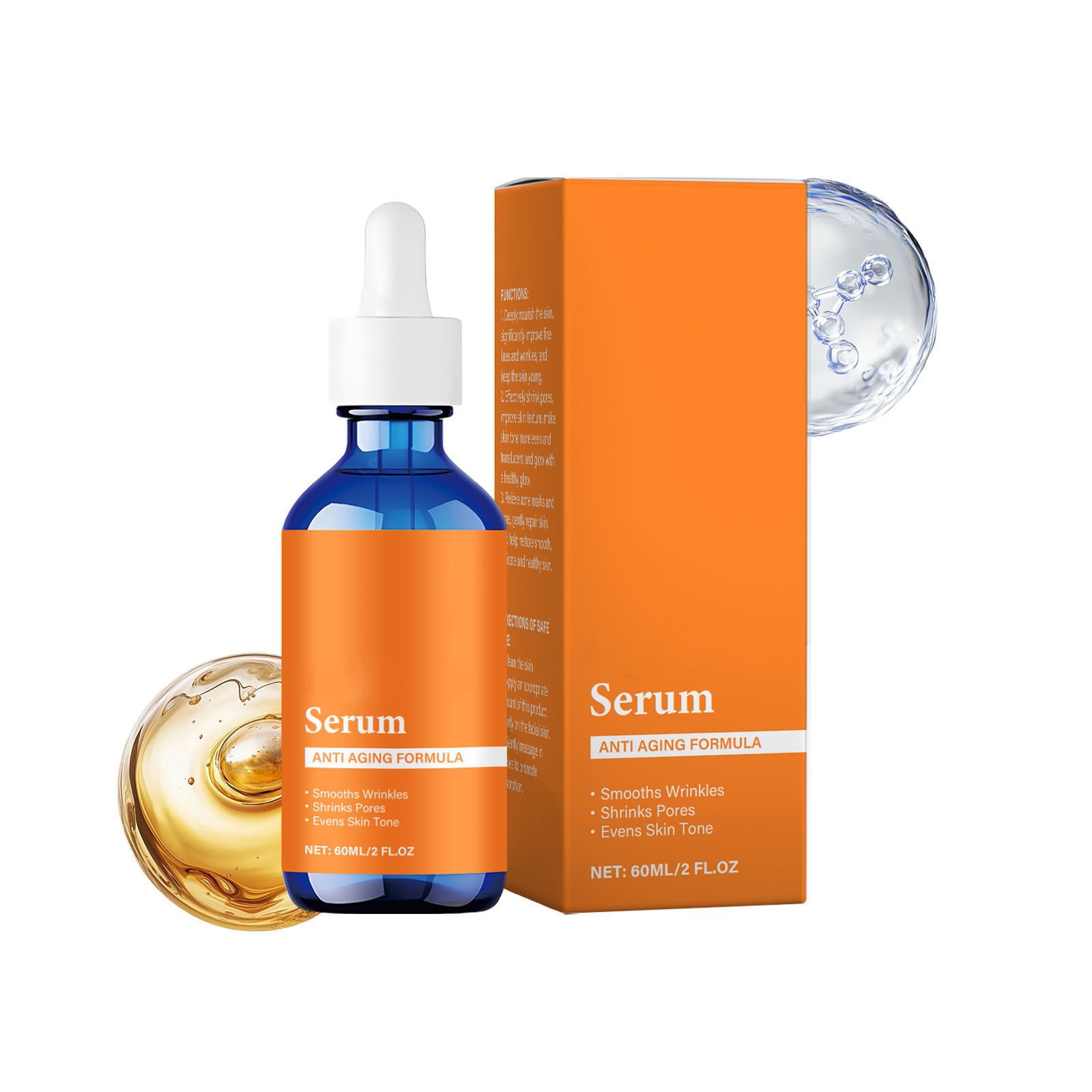 Anti-Aging Face Serum,Firming Facial Serum for Acne,Tone,Texture ...