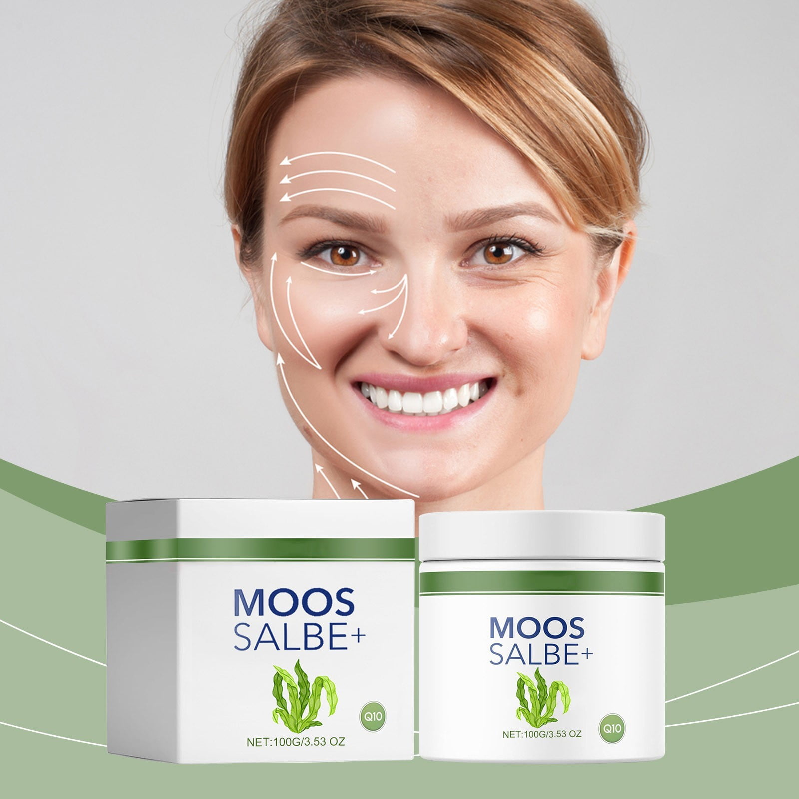 Anti-Aging Moss Cream,Moss Cream Against Wrinkles Face, Active Skin ...