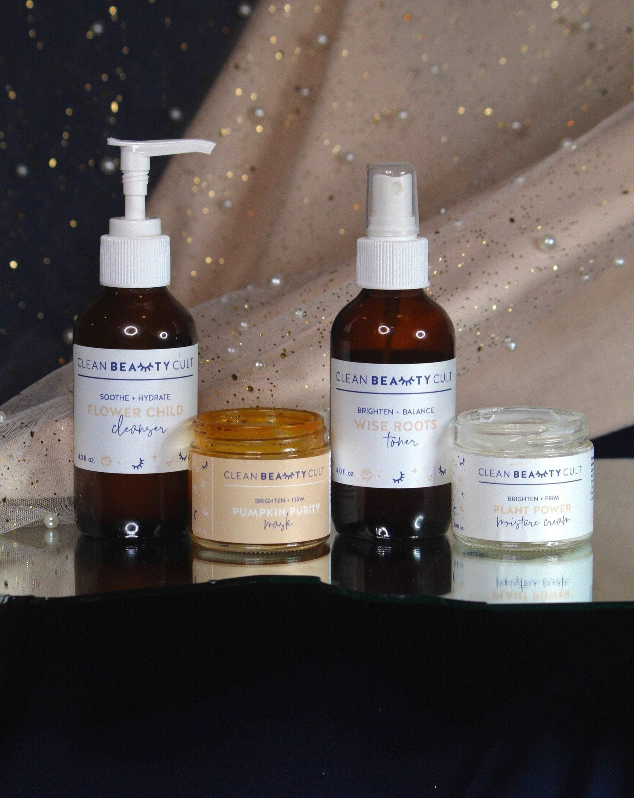 Anti Aging Skin Care Kit for Dry Skin | Clean Beauty Cult - Walmart.com