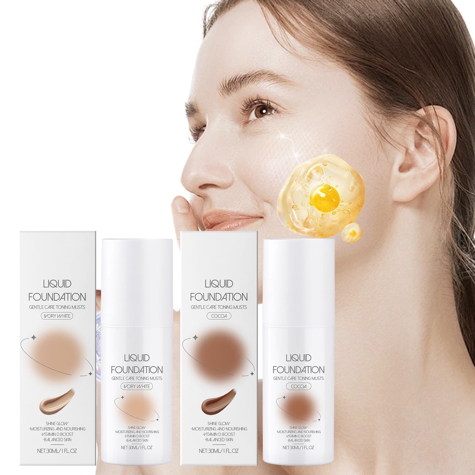 Anti-Aging Tinted Moisturizer Skin Care Liquid Foundations Is Light Moisturizing Brightening ...