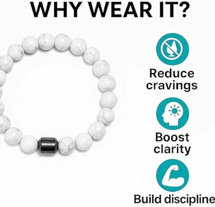 Anti Alcohol Bracelet with Jewelry Box, Anti Anxiety Bracelet for Men ...