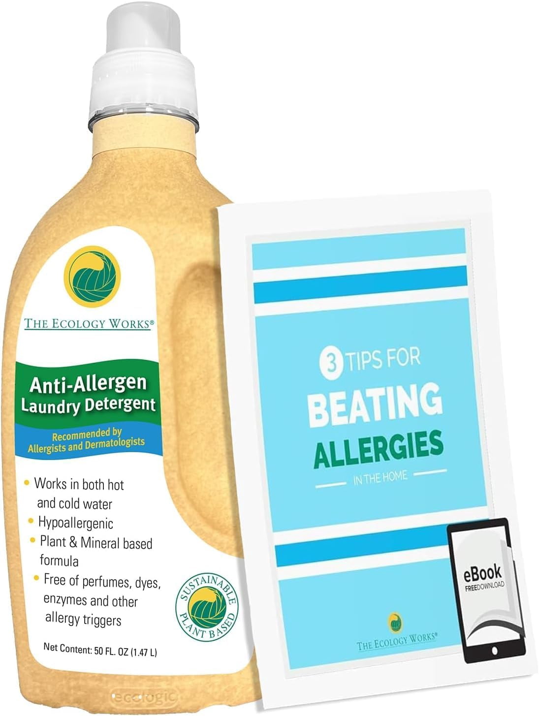 Anti-Allergy Laundry Detergent| Natural Allergy Free for Pet Dander ...