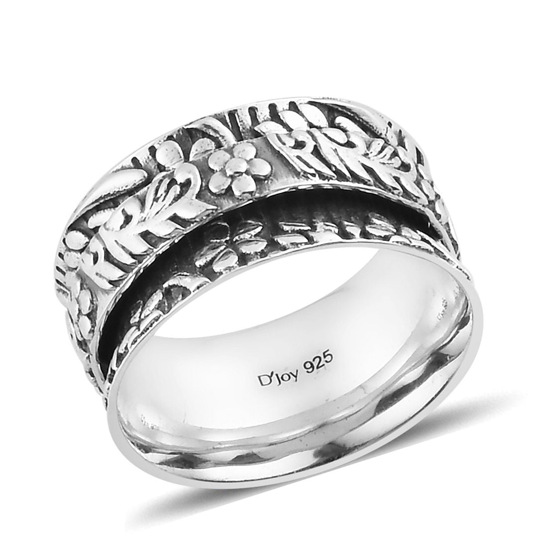 Anti Anxiety Ring for Women 925 Sterling Silver Spinning Spinner Rings ...