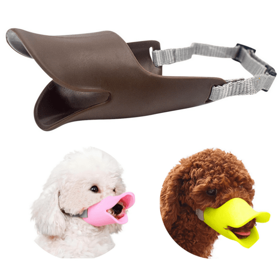 Anti-Bark Duck Muzzle for Small Dogs Adjustable Pets Safety Mouth ...