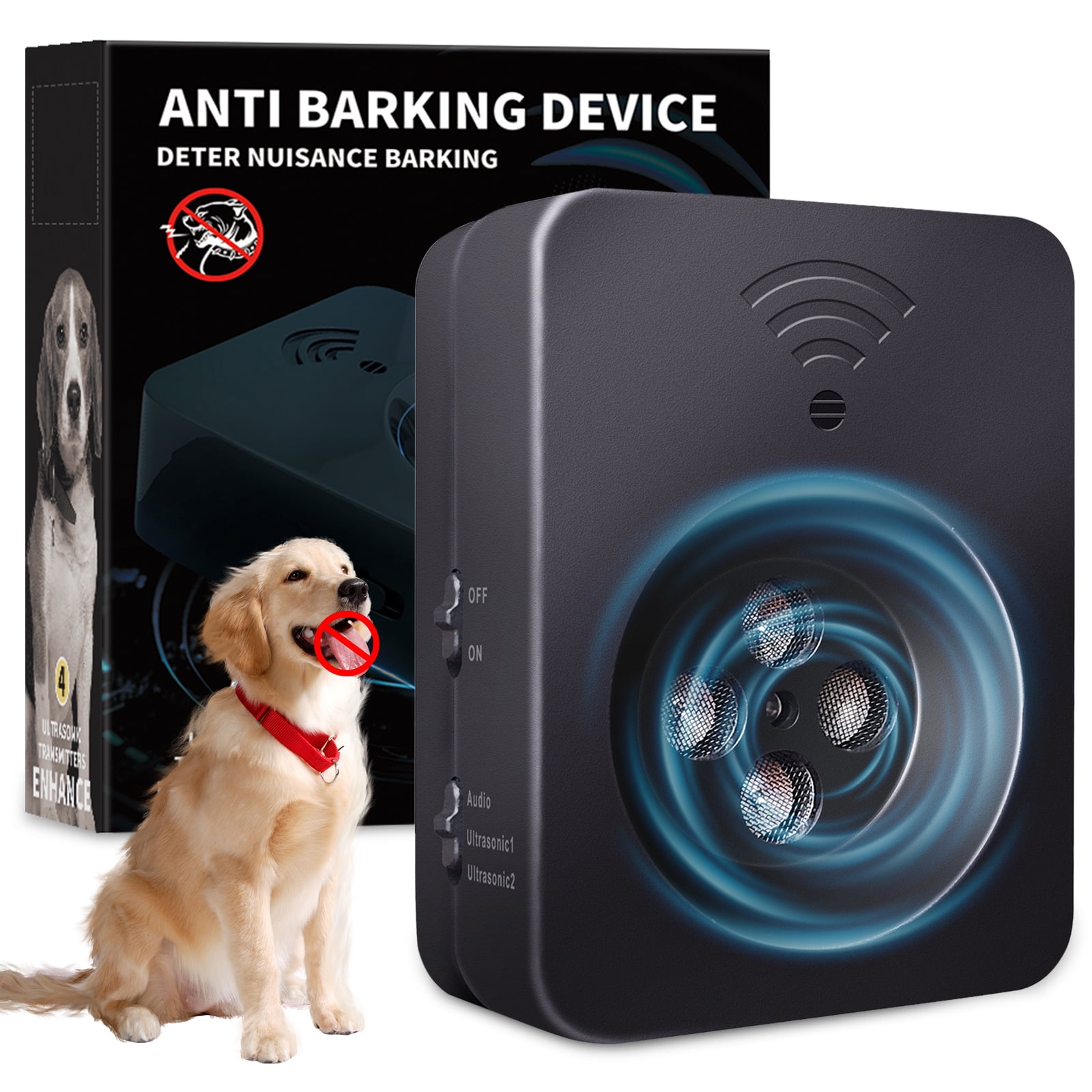 Anti Barking Device, 3 Modes Ultrasonic Dog Bark Deterrent Devices ...