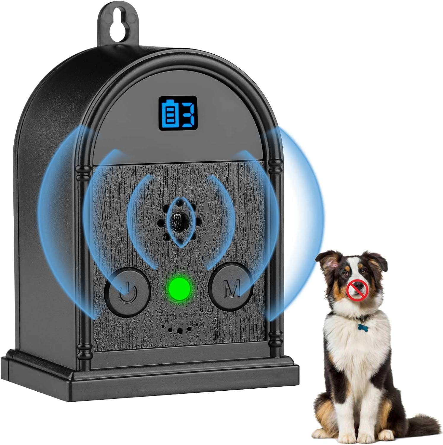 Anti Barking Device, 4 Adjustable Modes Ultrasonic Dog Barking Control ...