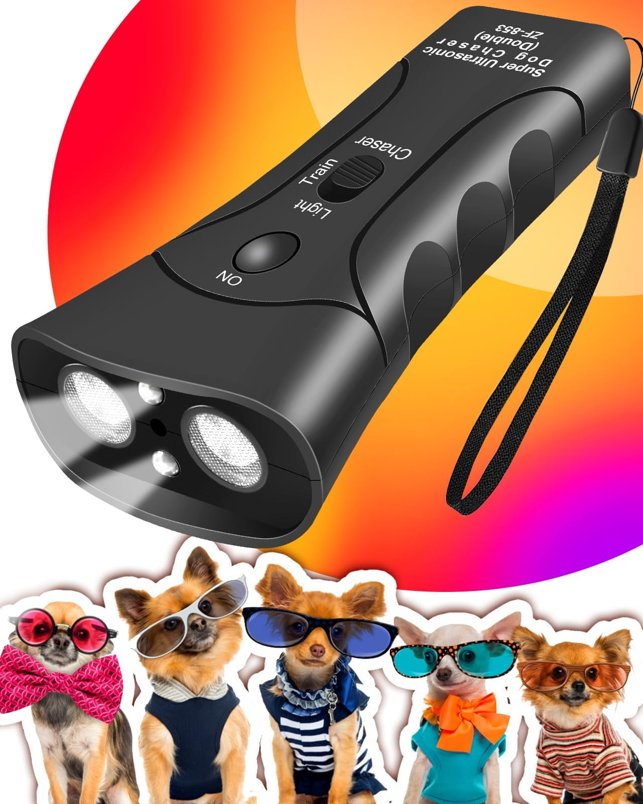 Anti Barking Device, Barking Control Devices with 3 Modes & Light, Dual ...