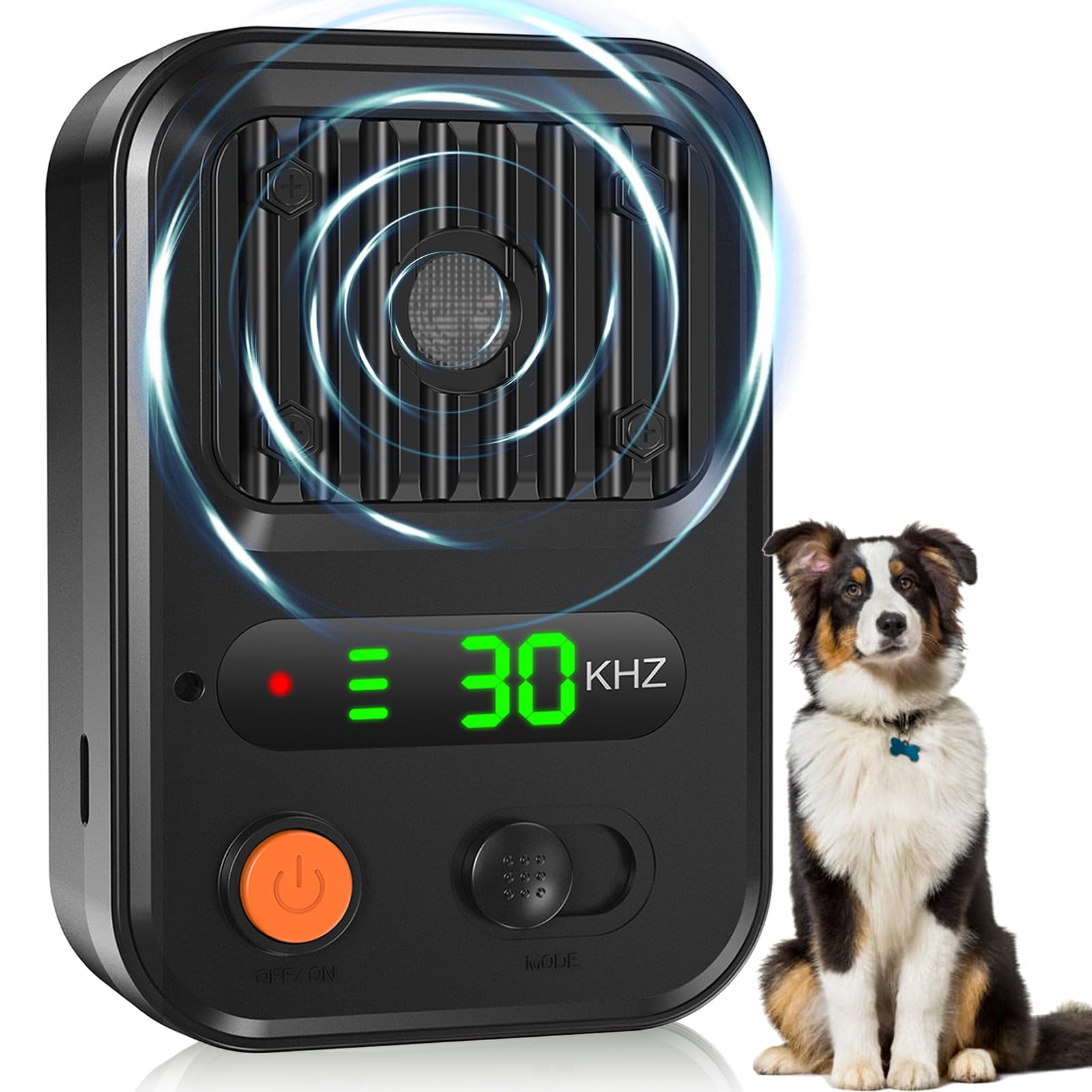 Anti Barking Device for Dogs, Rechargeable Ultrasonic Dog Control ...