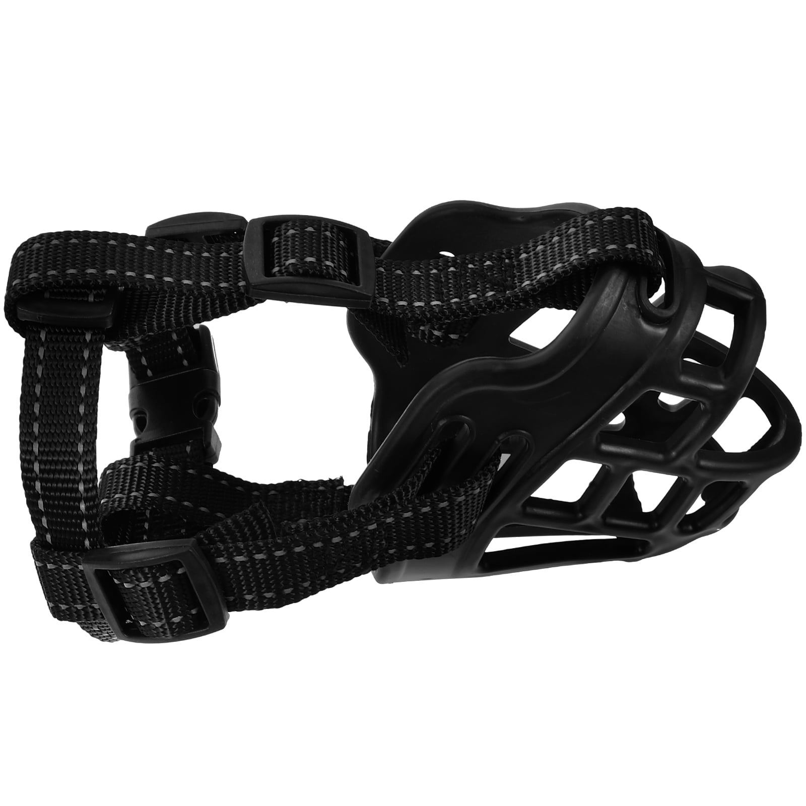 Anti Barking Dog Collars Muzzle Adjustable Mouth Cover for Biting ...