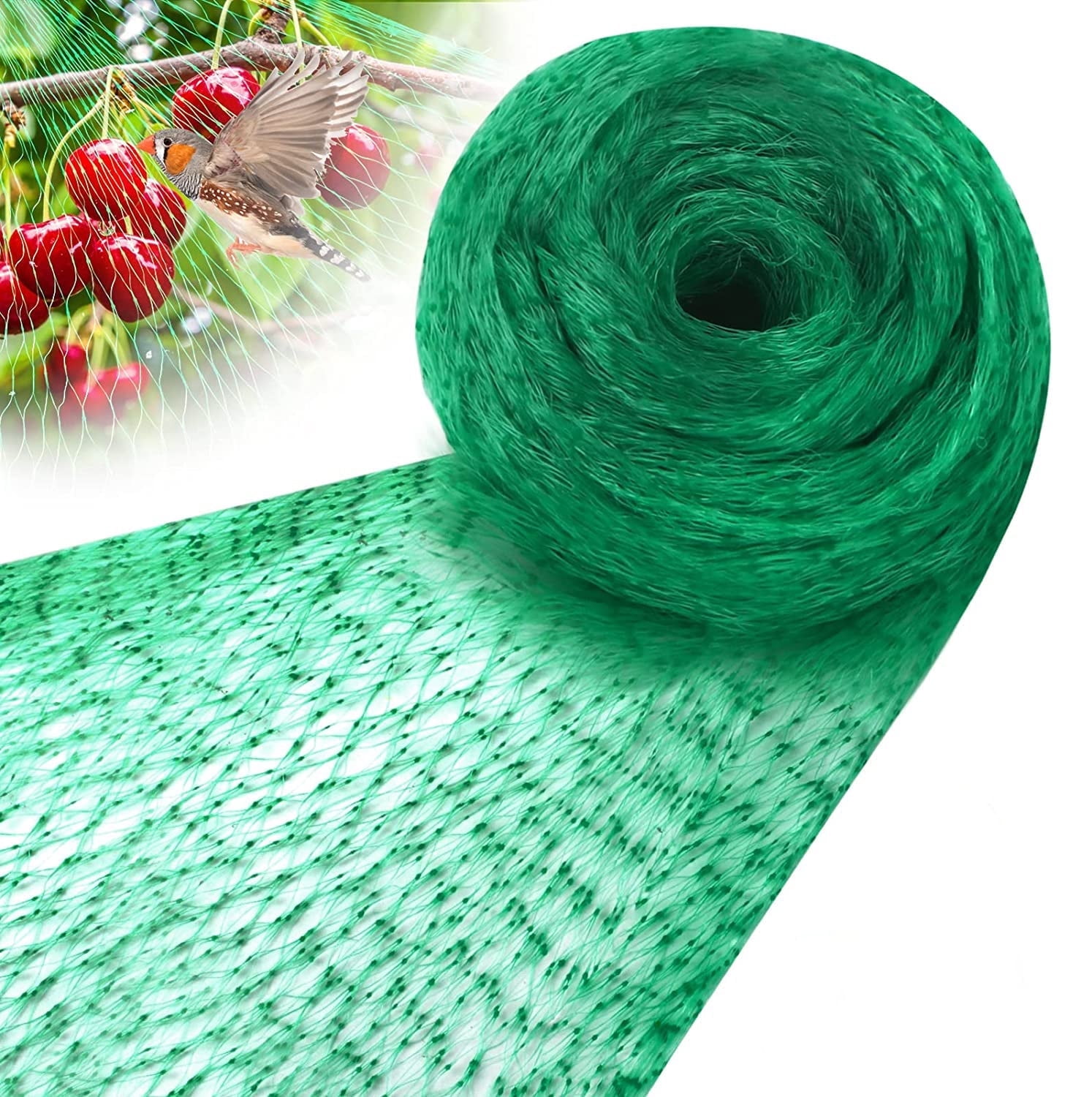 Anti Bird Netting, Green Garden Plant Fruits Fence Mesh Dense Net ...