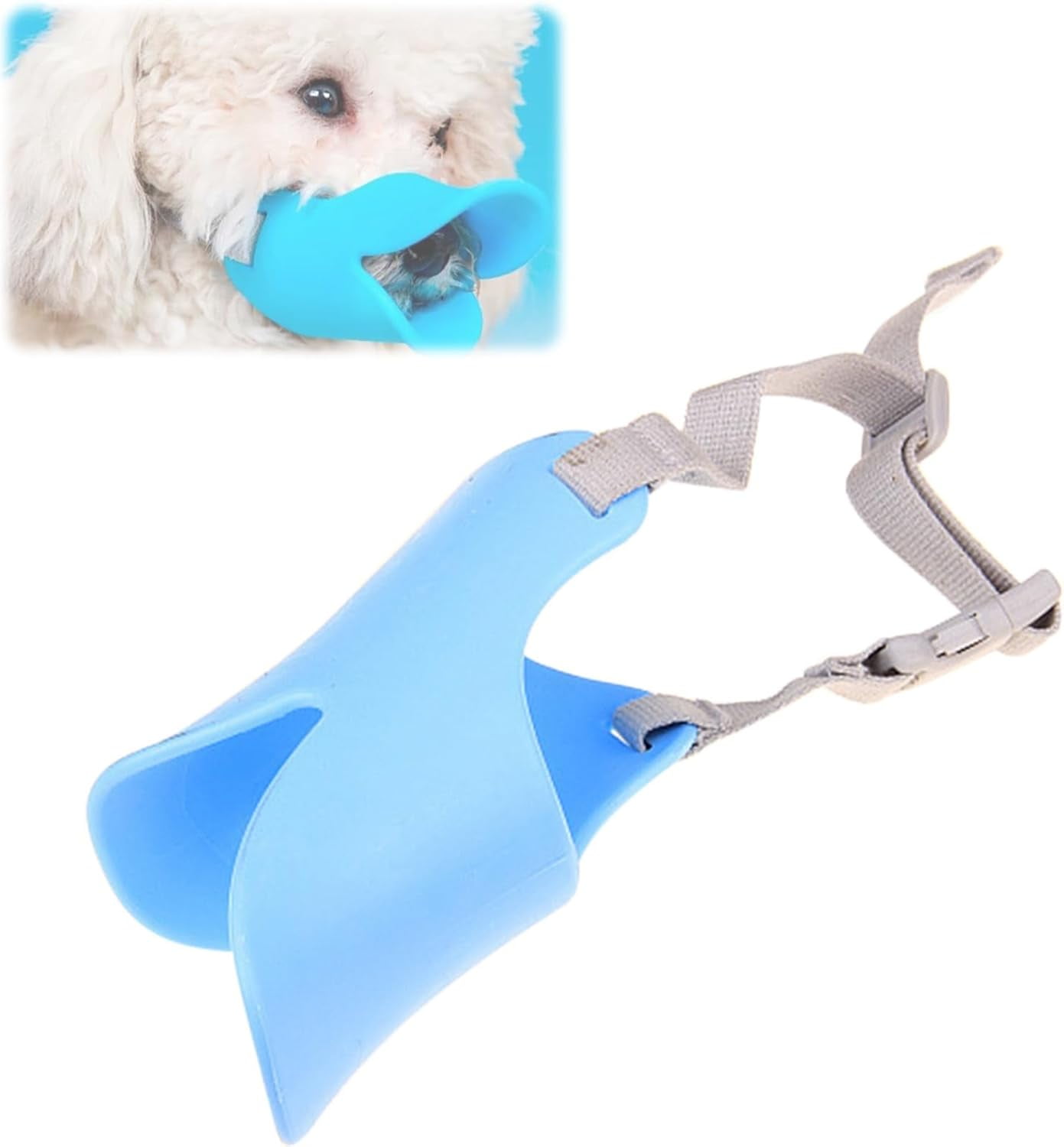 Anti Bite Duck Mouth Shape Dog Mouth Covers, Soft Duck Silicone Mouth ...