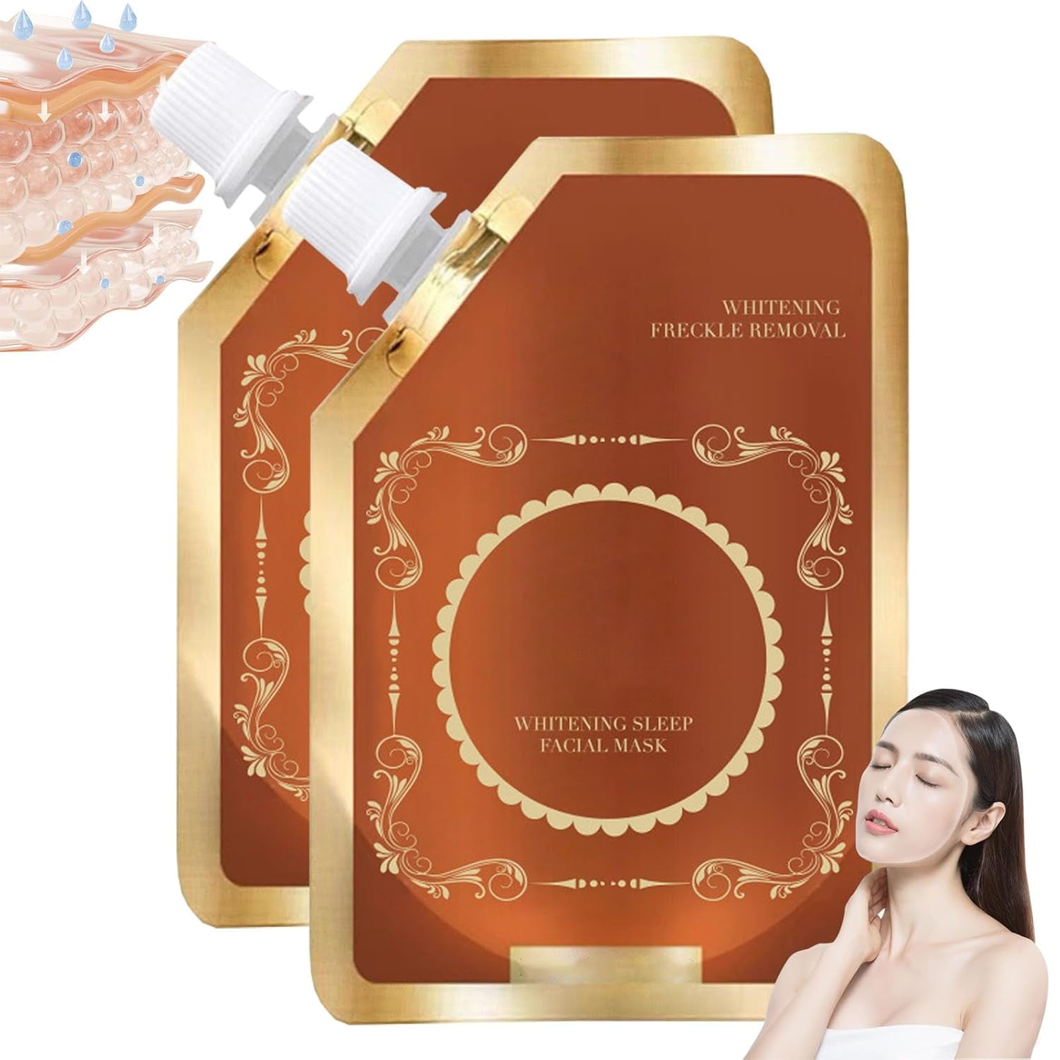 Anti-Blemish & Anti-Aging & Anti-Wrinkle Tear-Off Mask, Peel Off Facial ...