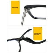 Claire's Blue Light Reducing Round Browline Clear Lens Frames - Blue ...