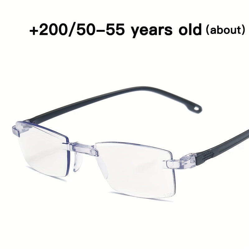 Anti-Blue Light Reading Glasses - Presbyopic Unisex Computer Eyewear ...
