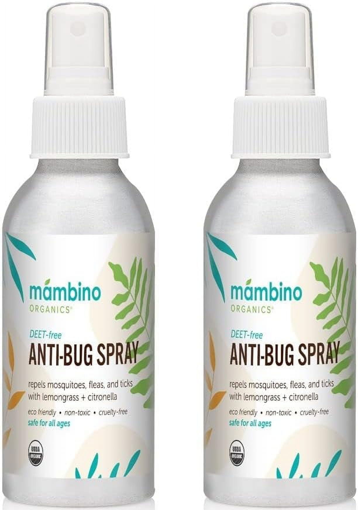 Anti-Bug Spray DEET-Free – Organic, All-Natural Bug Spray Travel Size ...