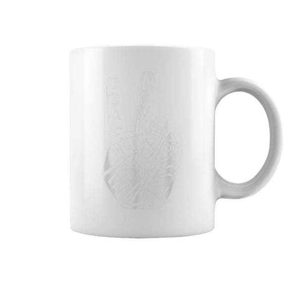 Anti Bullying Be Kind Peace Hand Sign Unity Day Orange Coffee Mugs ...