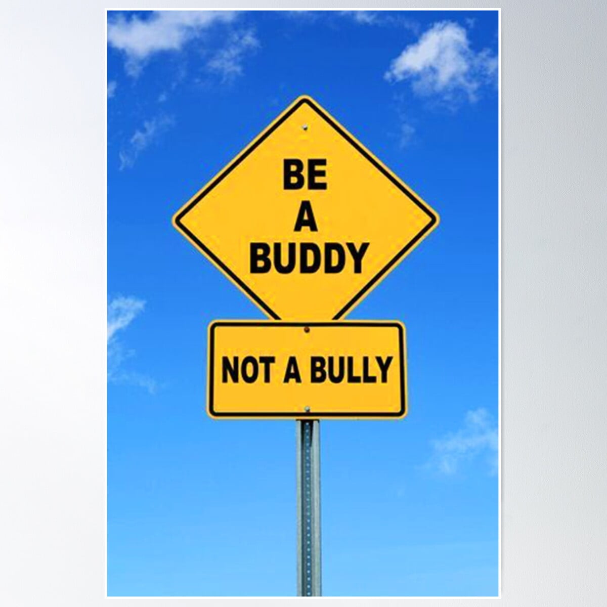 Anti Bullying Classroom Poster Wall Art, Modern Wall Decor For Living ...