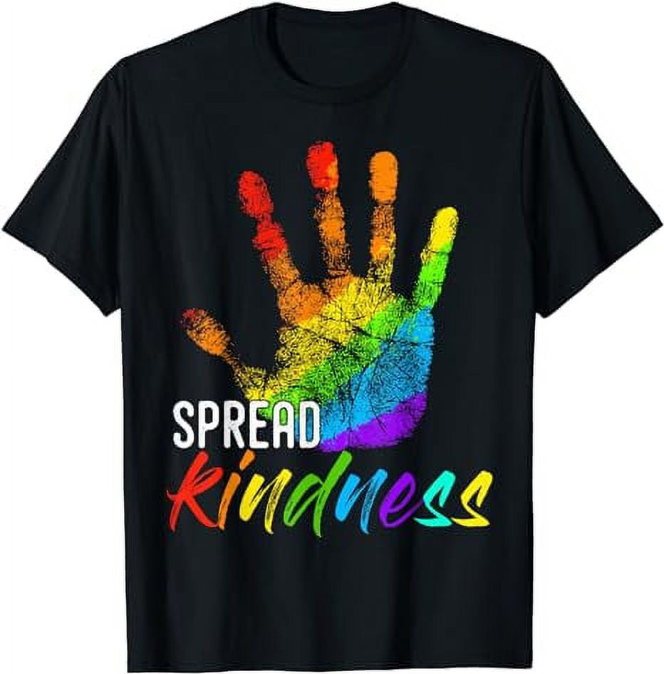 Anti Bullying Handprint Gift For Teachers To Spread Kindness T-Shirt ...