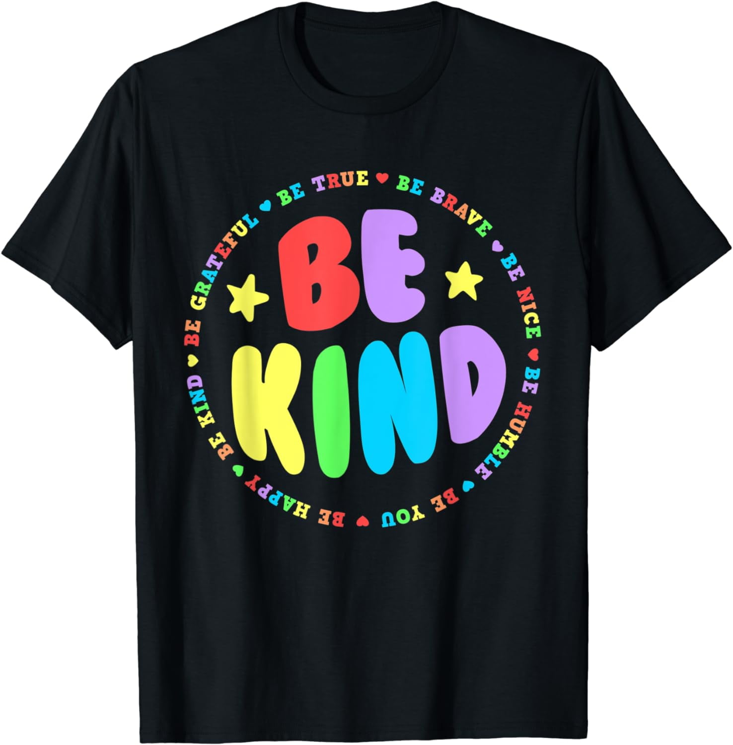 Anti Bullying Inspirational Kindness Retro Vintage Be Kind T-Shirt ...