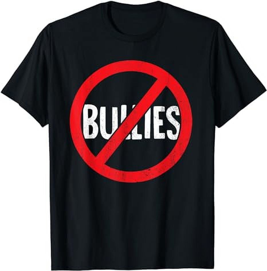 Anti Bullying Shirt No Bullies Tees School Principal Teacher T-Shirt ...
