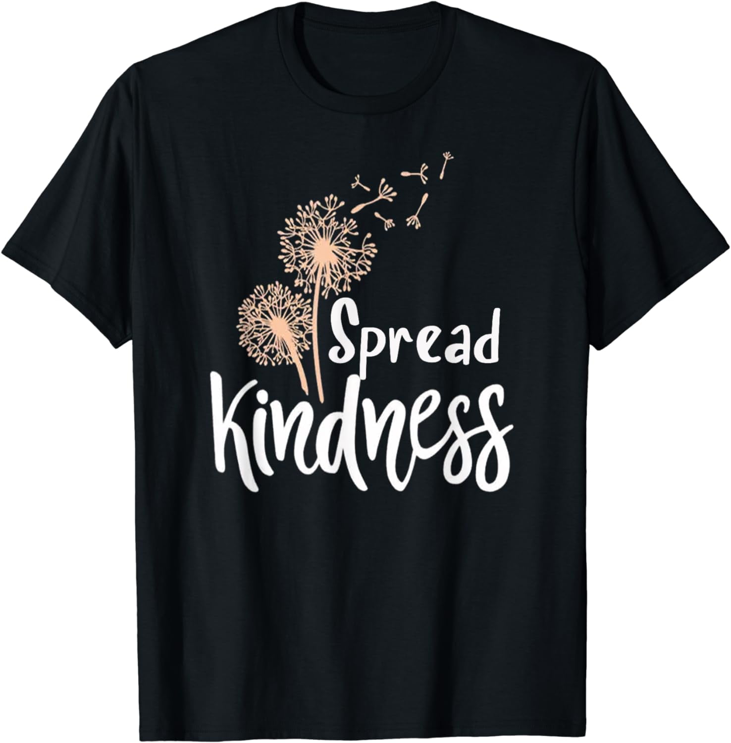 Anti-Bullying Spread Kindness Love Peace Dandelion T-Shirt - Walmart.com