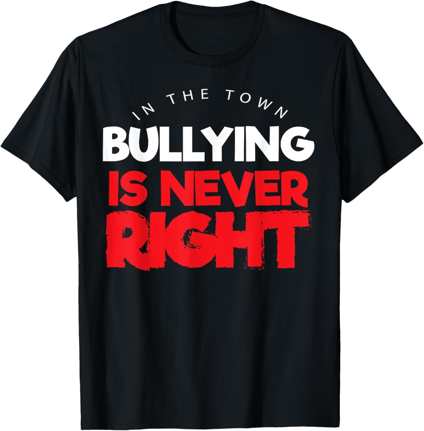 Anti Bullying Support Stop Bullying Is Never Right Unity Day T-Shirt ...