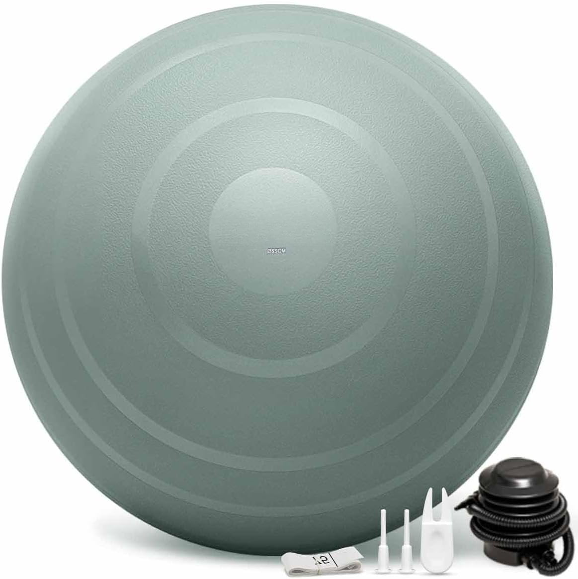 Anti-Burst Exercise Ball for Working Out, Yoga & , Extra Thick Workout ...