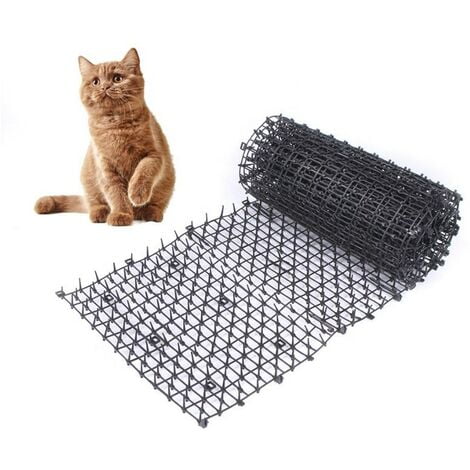 Anti-Cat with Spikes 12Pcs Anti-Cat Spikes Cat Scat Mat Plastic Cat ...