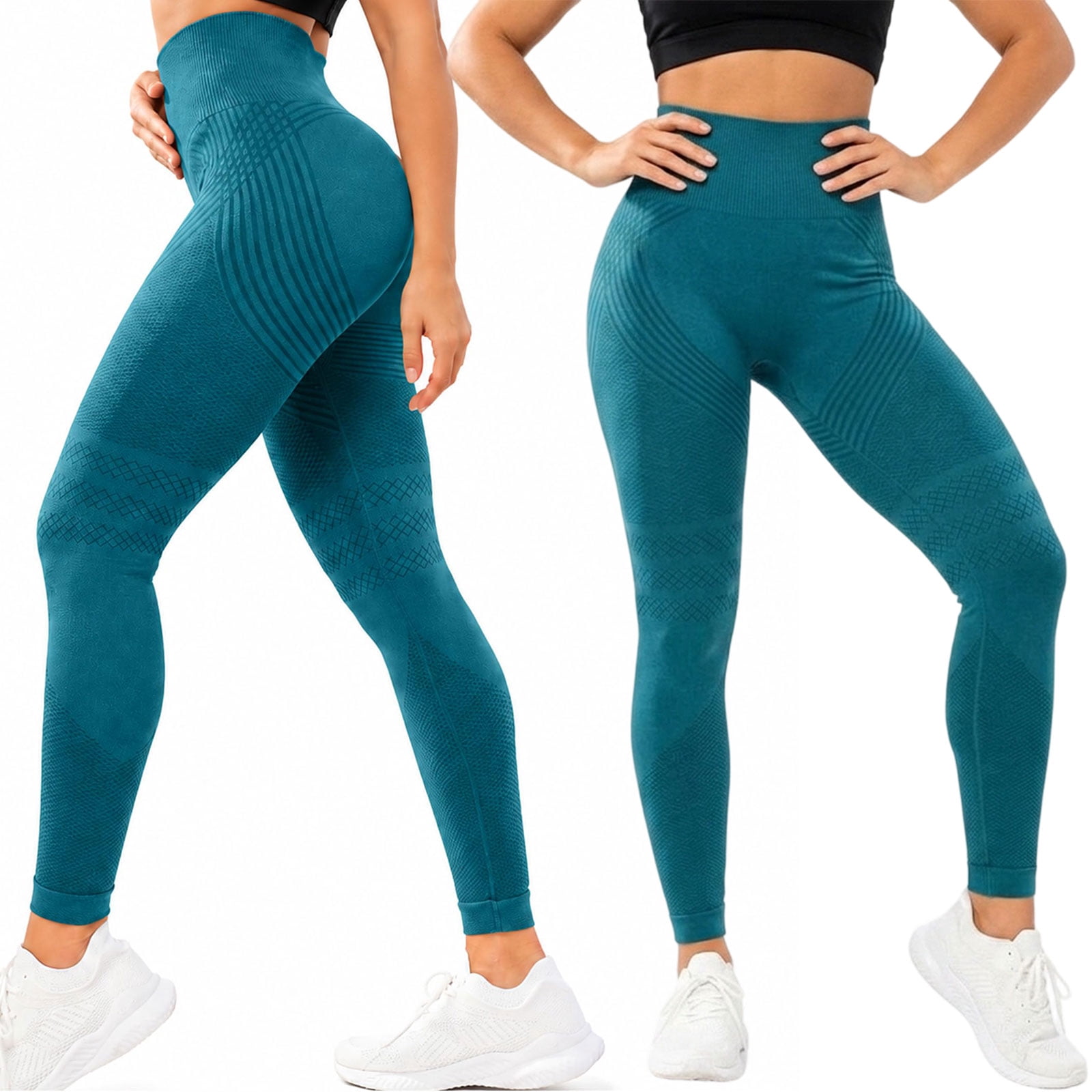 Anti Cellulite Leggings, High Waisted And Hip Lifting Yoga Elastic ...