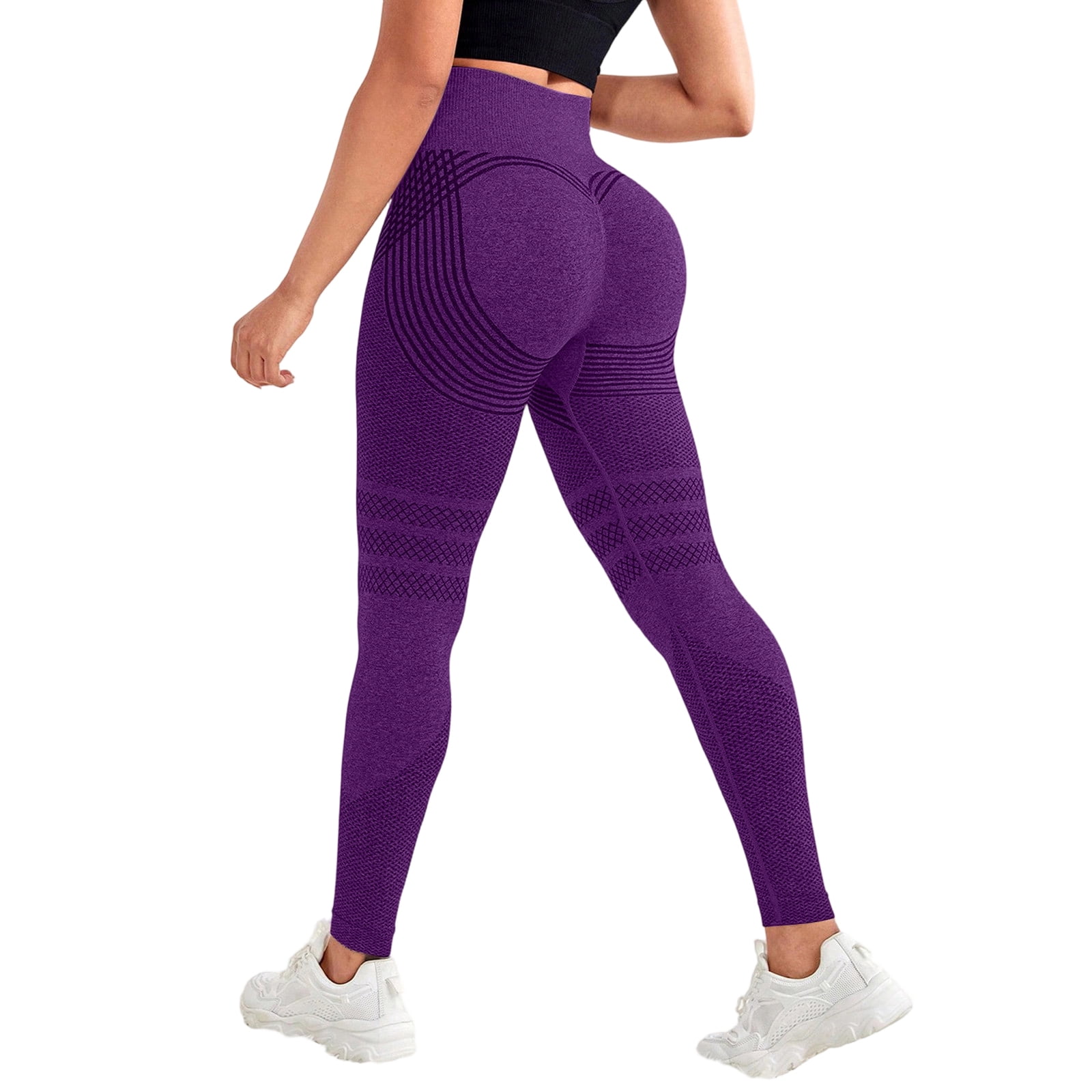 Anti Cellulite Leggings for Women, High Waisted Seamless Sculpting ...