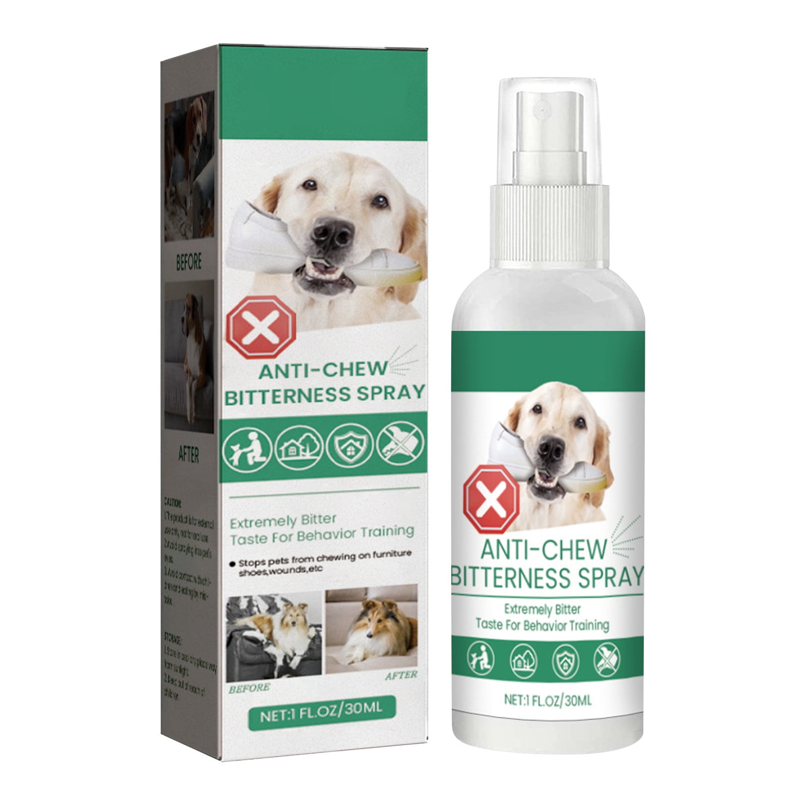 Anti-Chewing Bitter Dog Spray, Natural Ingredients Dog Chewless Spray ...