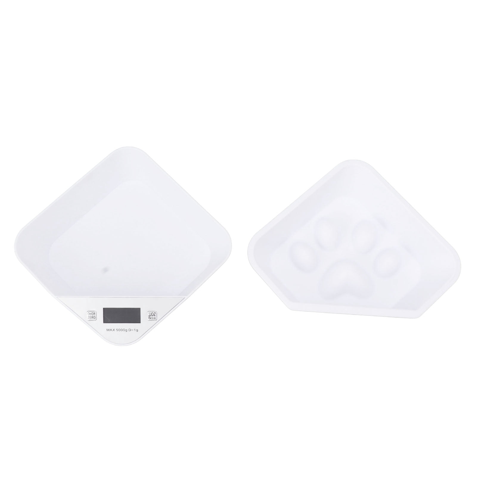Anti Choking Food Bowl Pet Bowl Scale Slow Food Tray with Scale for Pet ...