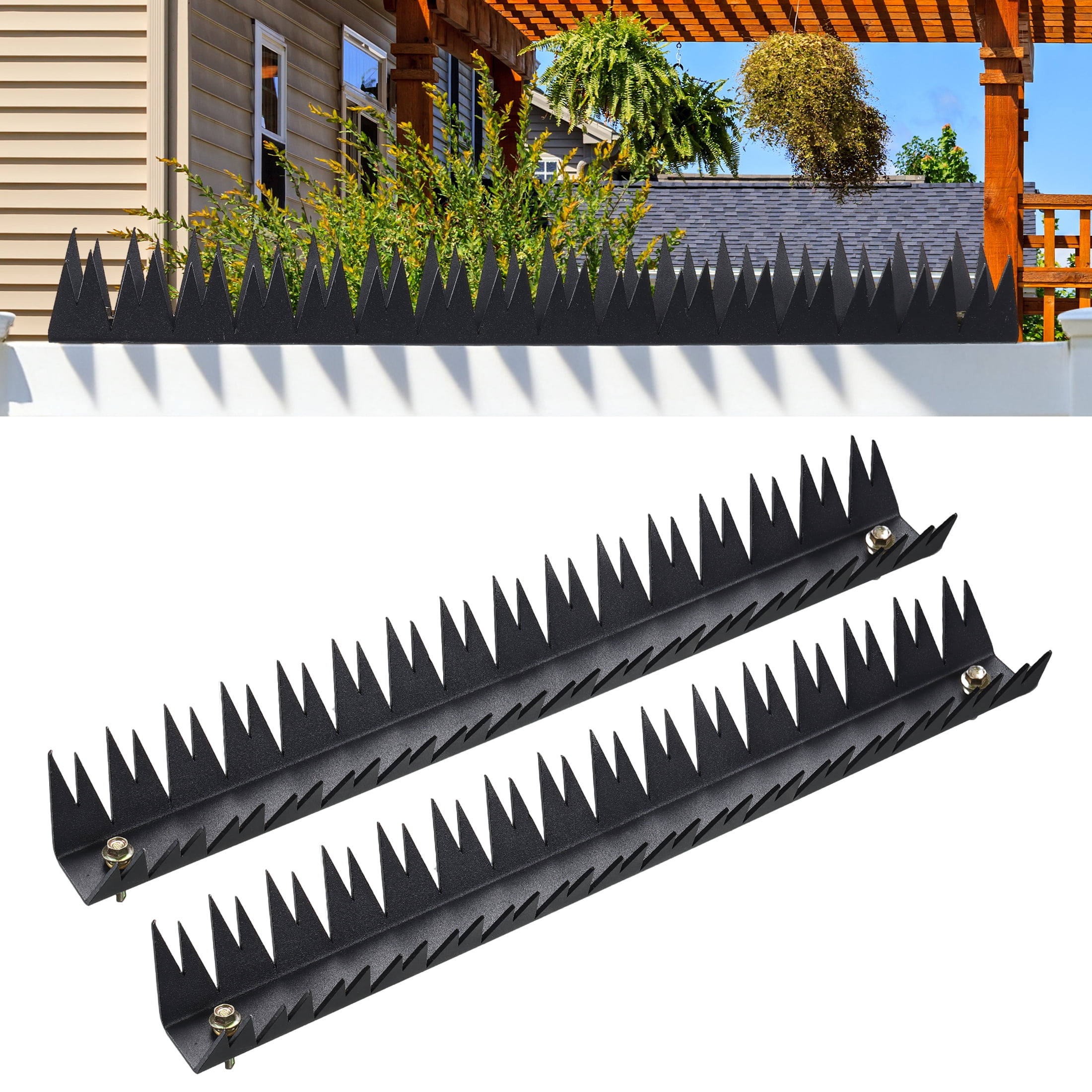 FENHRTVM Anti Climb Fence Spikes,6Pcs Sharp Metal Anti Climb Spikes for ...