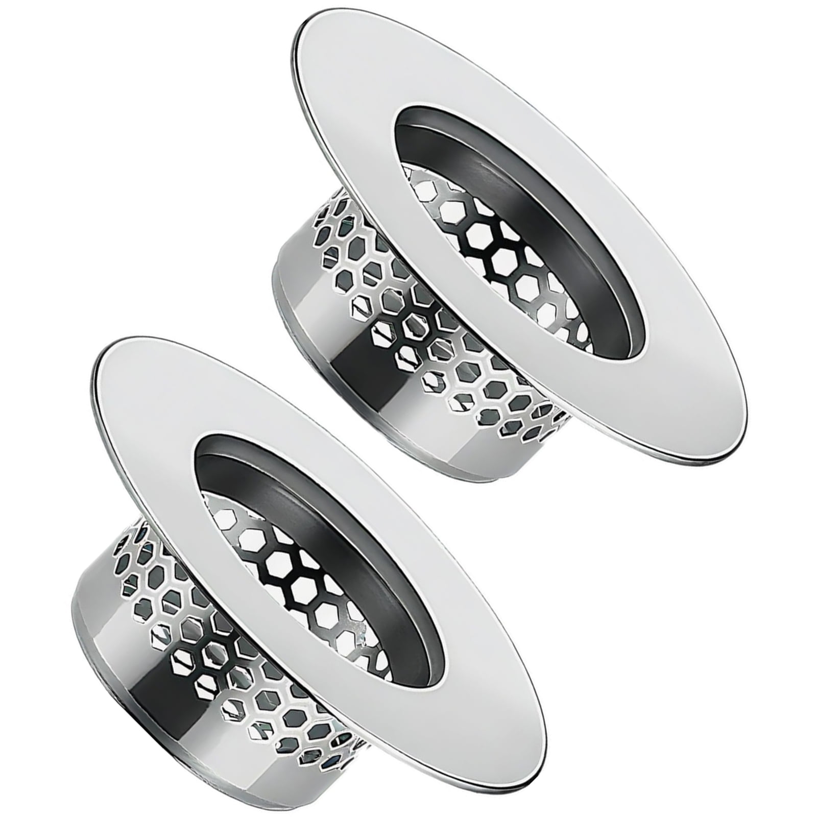 Anti Clog Bathroom Sink Drain cover Fine Hole Design Captures Hair Soap ...