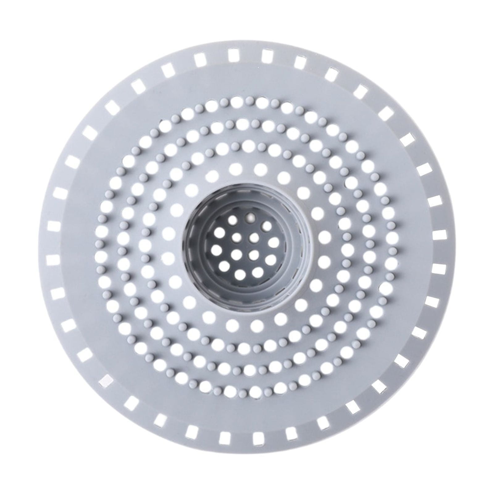 Anti-Clog Silicone Hair Catcher - Multi-Purpose Drain Cover For Shower ...