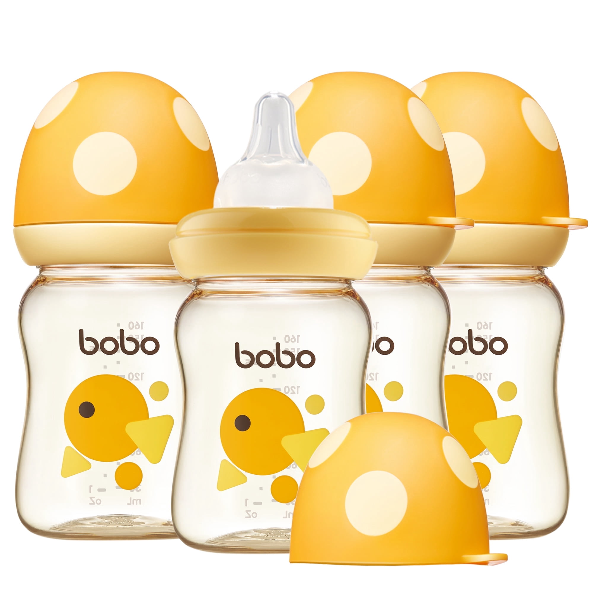 Anti-Colic Baby Bottle,Mushroom Cap,Wide-bore,for Toddler/Infant,5 ...