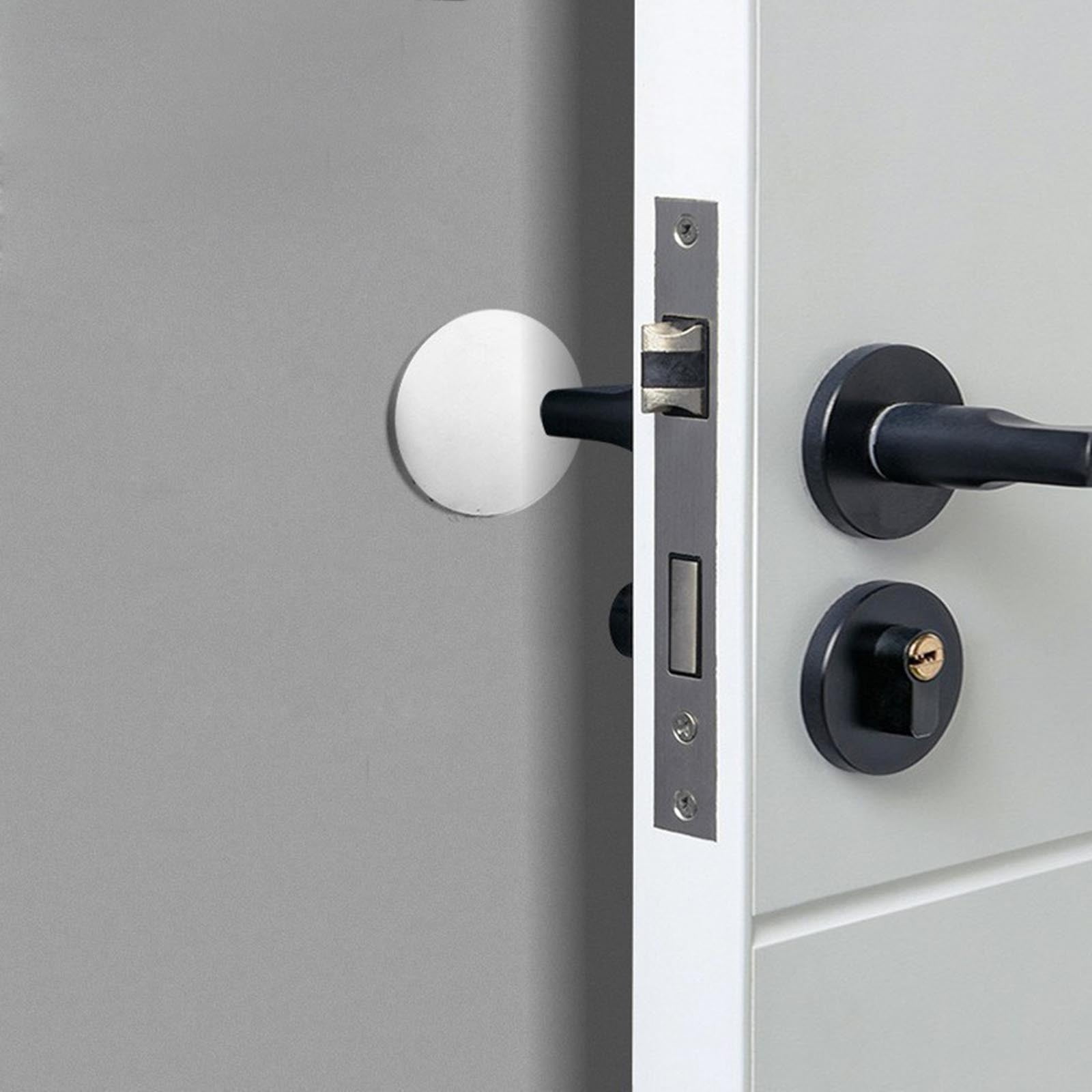 Anti Collision Mat Behind The Smart Lock Door Door Block Door Handle ...