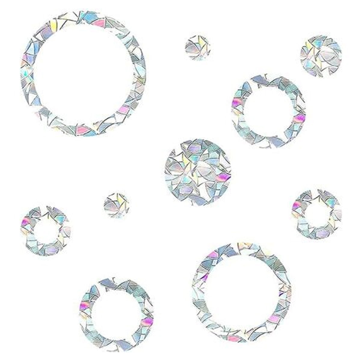 Anti Collision Window Clings for Bird Safety, Prism Window Decals ...