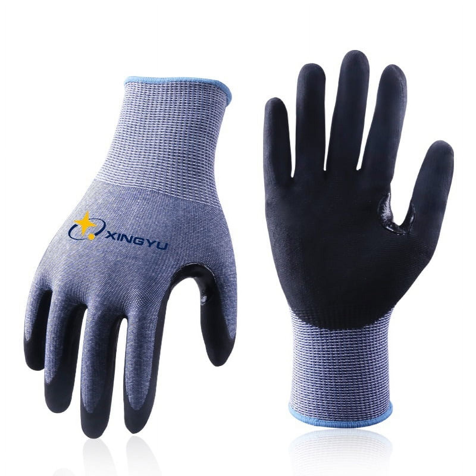 Anti Cut Gloves Level 5 Blue Thin Soft HPPE Shell Cut Proof Gloves For ...