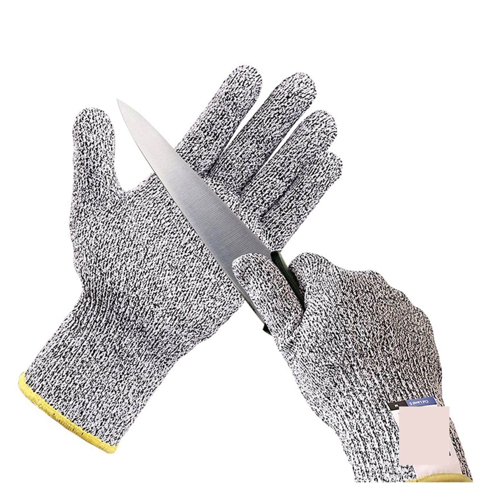 Anti Cut Proof Gloves Grey Black Anti-cut Level 5 Safety Work Gloves Cut Resistant Gloves ...