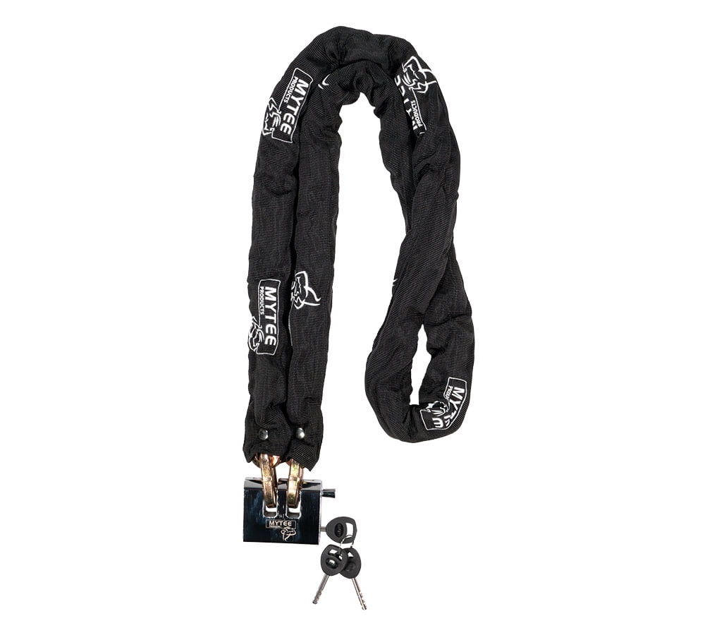 Anti Cut Security Chain and Lock Kit - 6 Foot x 3/8 Inch Thick Hardened ...