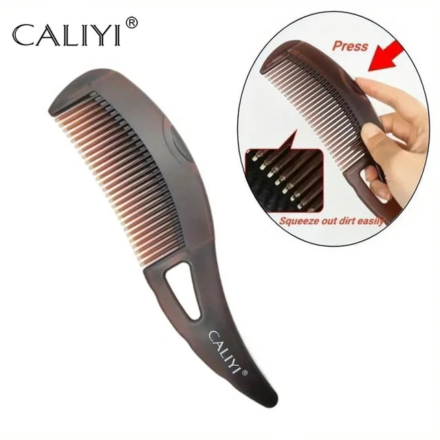 Anti-Dandruff No-Shampoo Scalp Cleansing Comb Scalp Massage Hair Brush ...