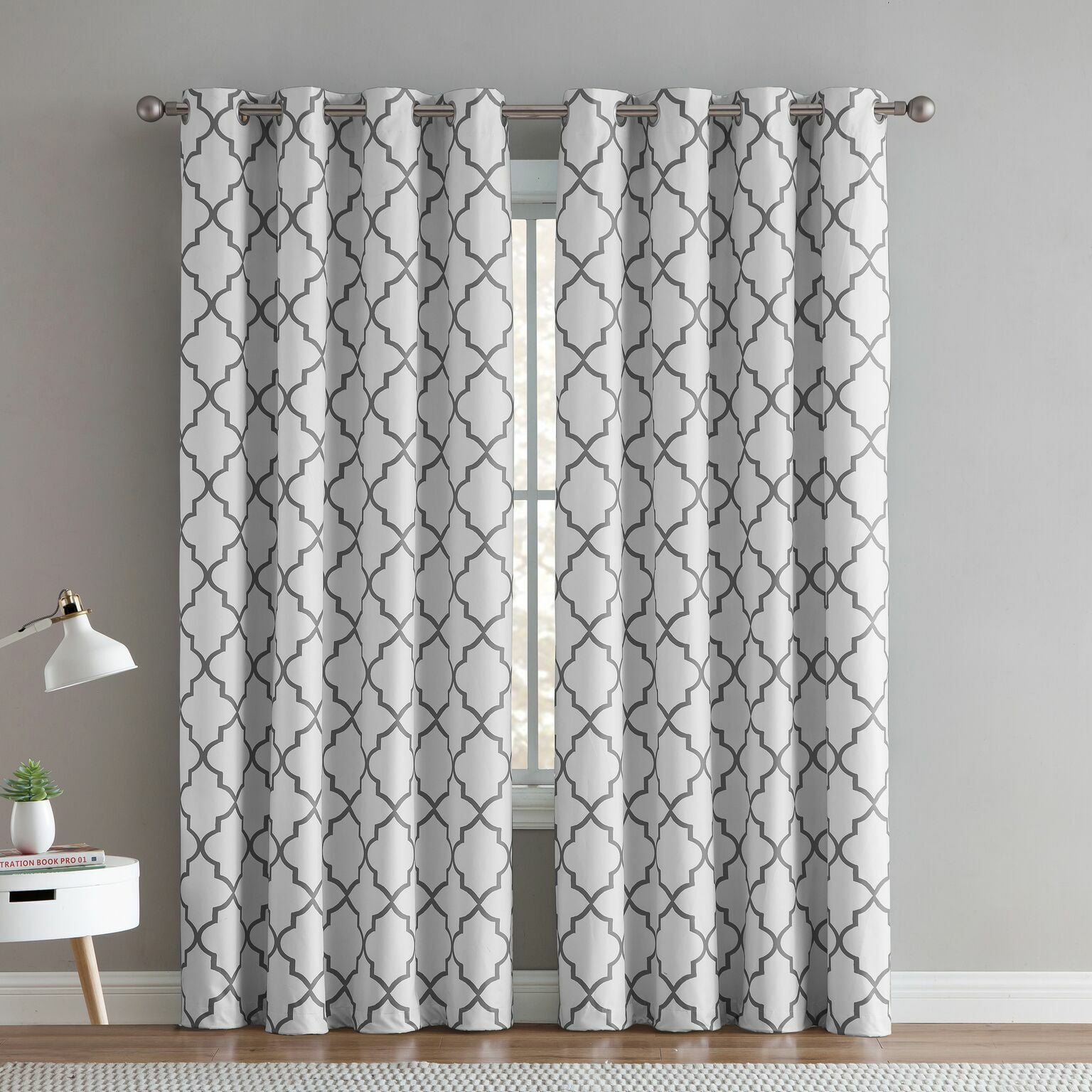 Anti Draft Max Blackout Trellis Thermal Curtains, Cozy and Elegance ...