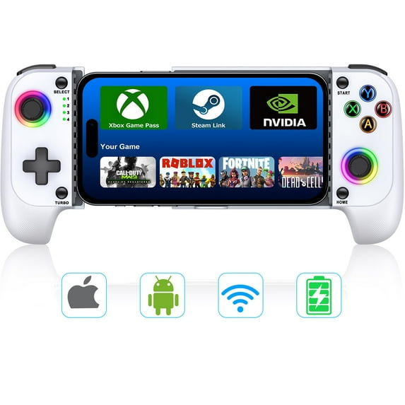 【Anti-Drift & Fast-Connect】Wireless Game Controller for iPhone/Android ...